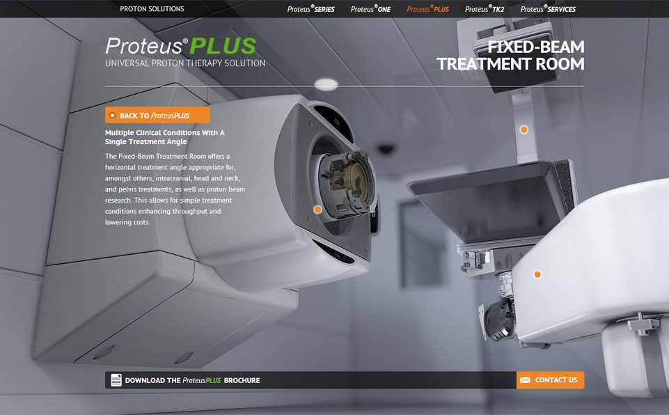 IBA Proton Therapy - Globule Bleu